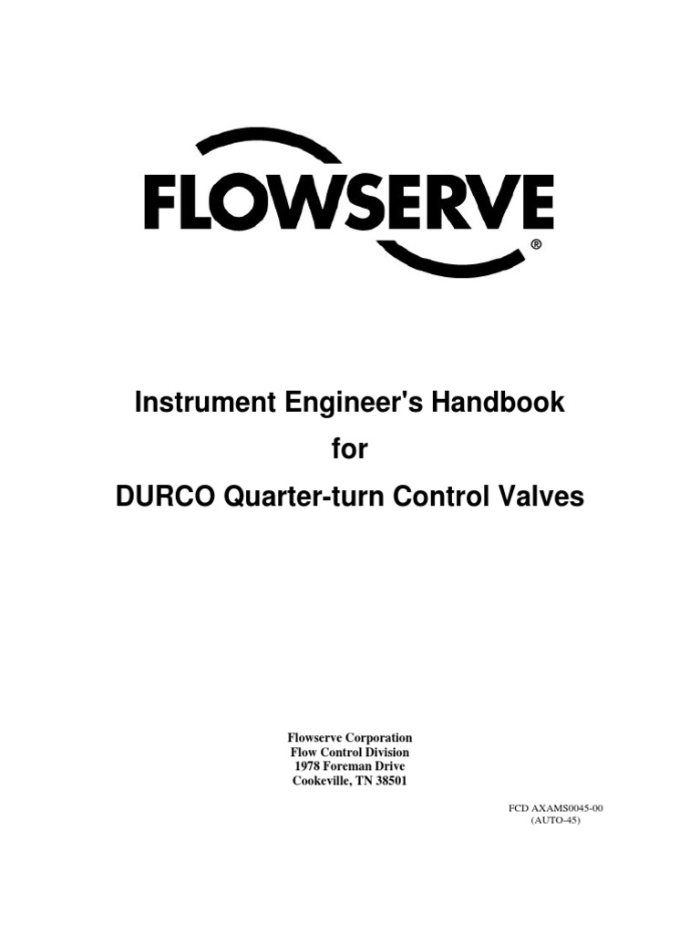 Flowserve Valve Engineering Handbook | PDF