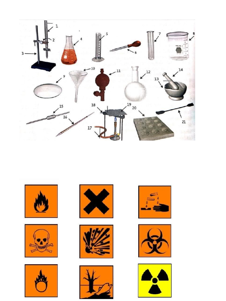 Lambang Kimia Dan Alat Lab | PDF