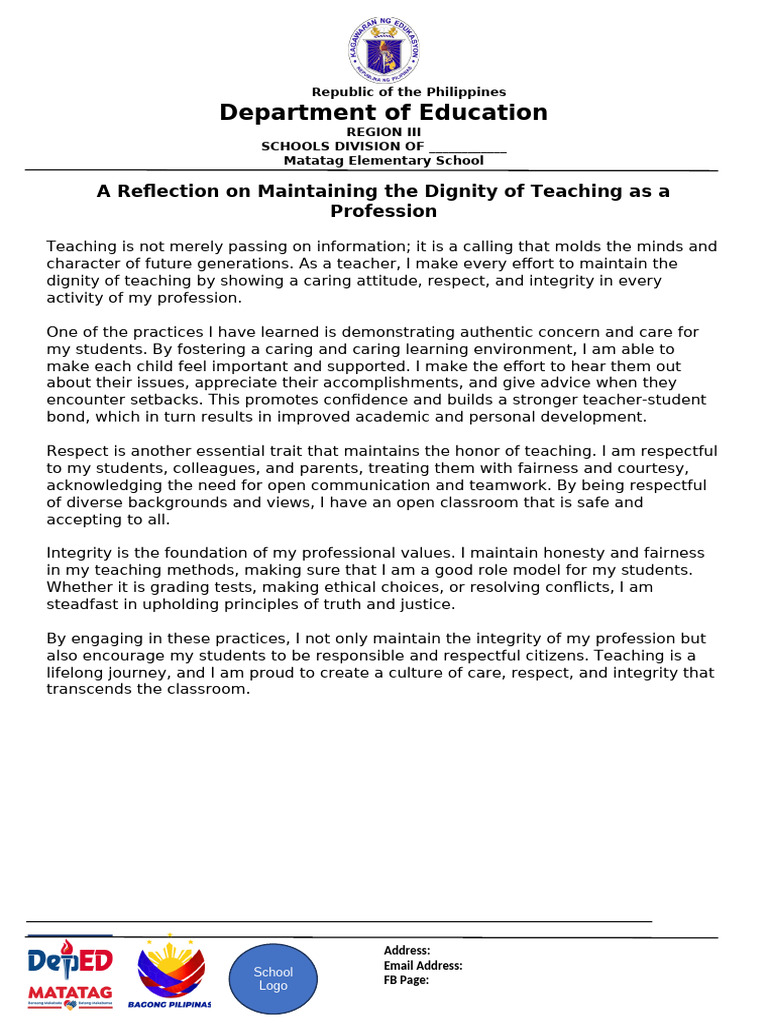 Mov 1 Reflection Journal | PDF