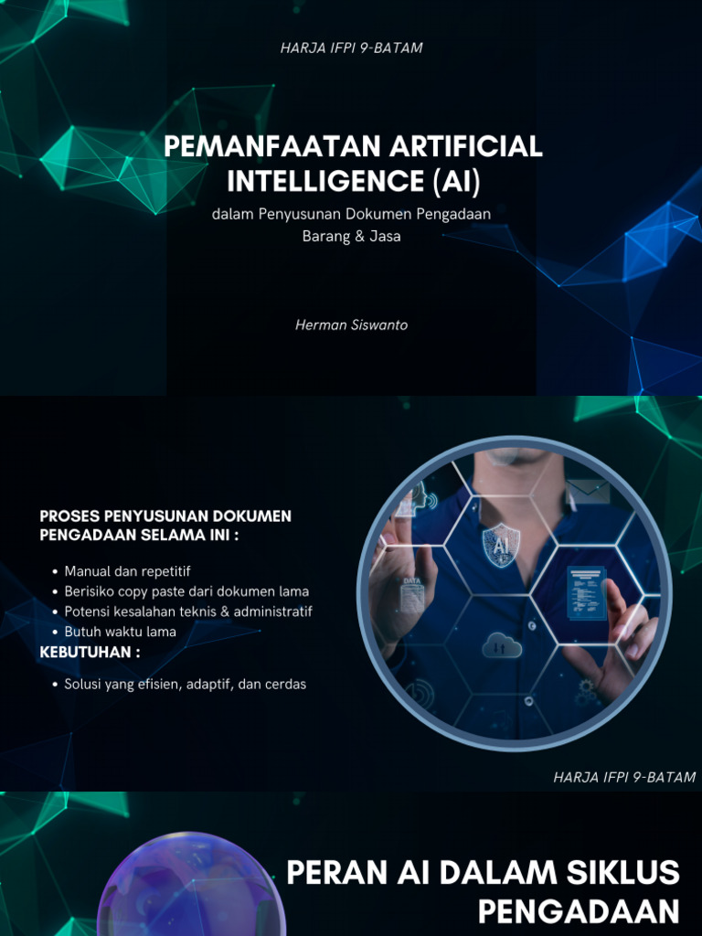 Pemanfaatan Artificial Intelligence (AI) Dalam Penyusunan Dokumen PBJ | PDF