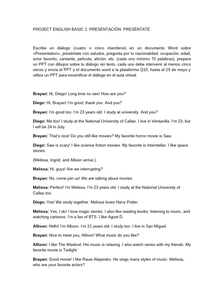 Student Dialogue Presentation Guide | PDF