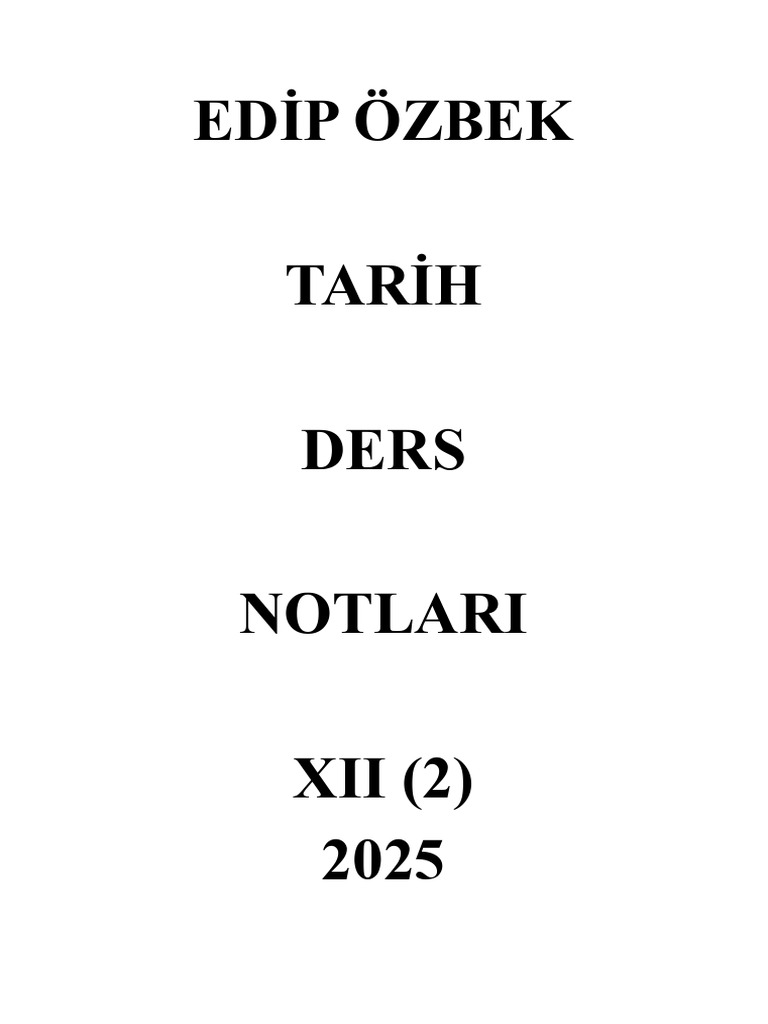 EDİP ÖZBEK YAKIN ÇAĞDA AVRUPA | PDF