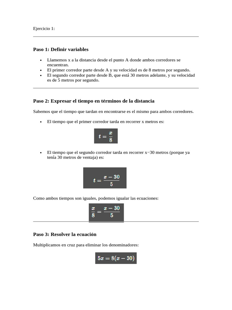 Ejercicios Pagina 2 | PDF | Ecuaciones | Velocidad