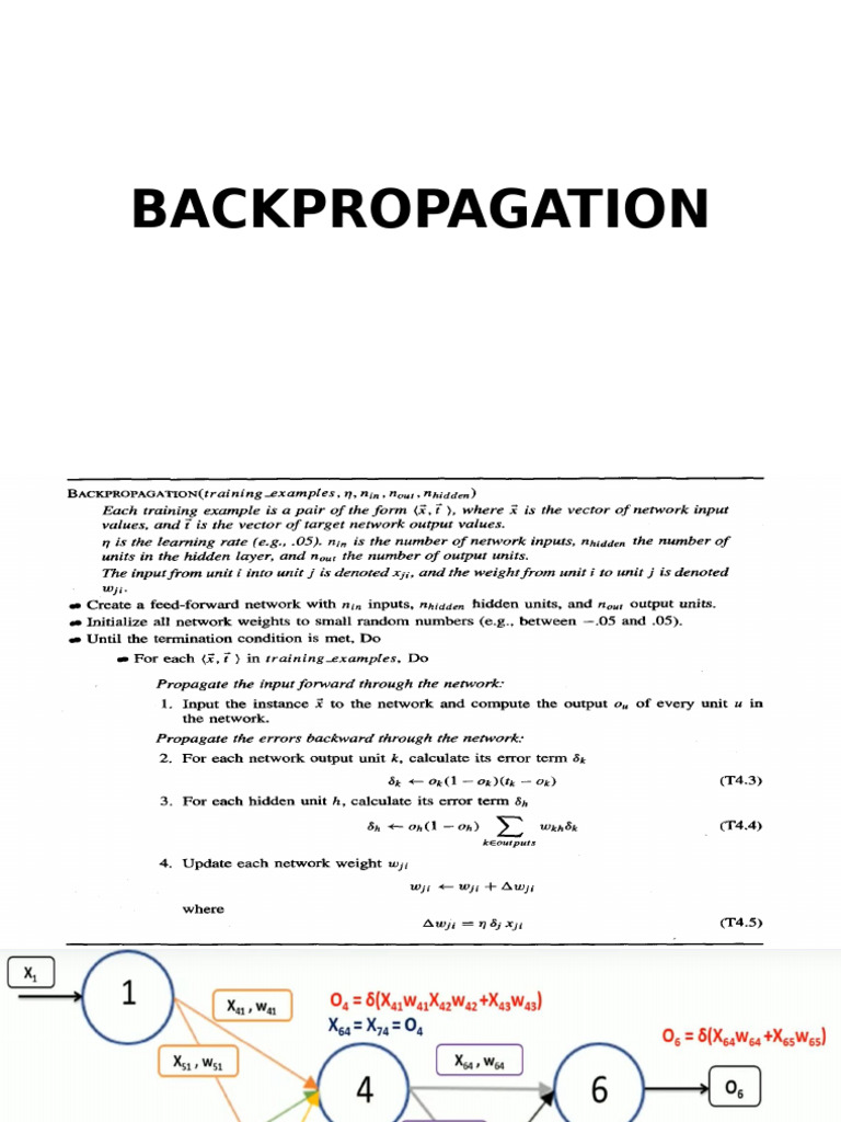 Back Propagation | PDF