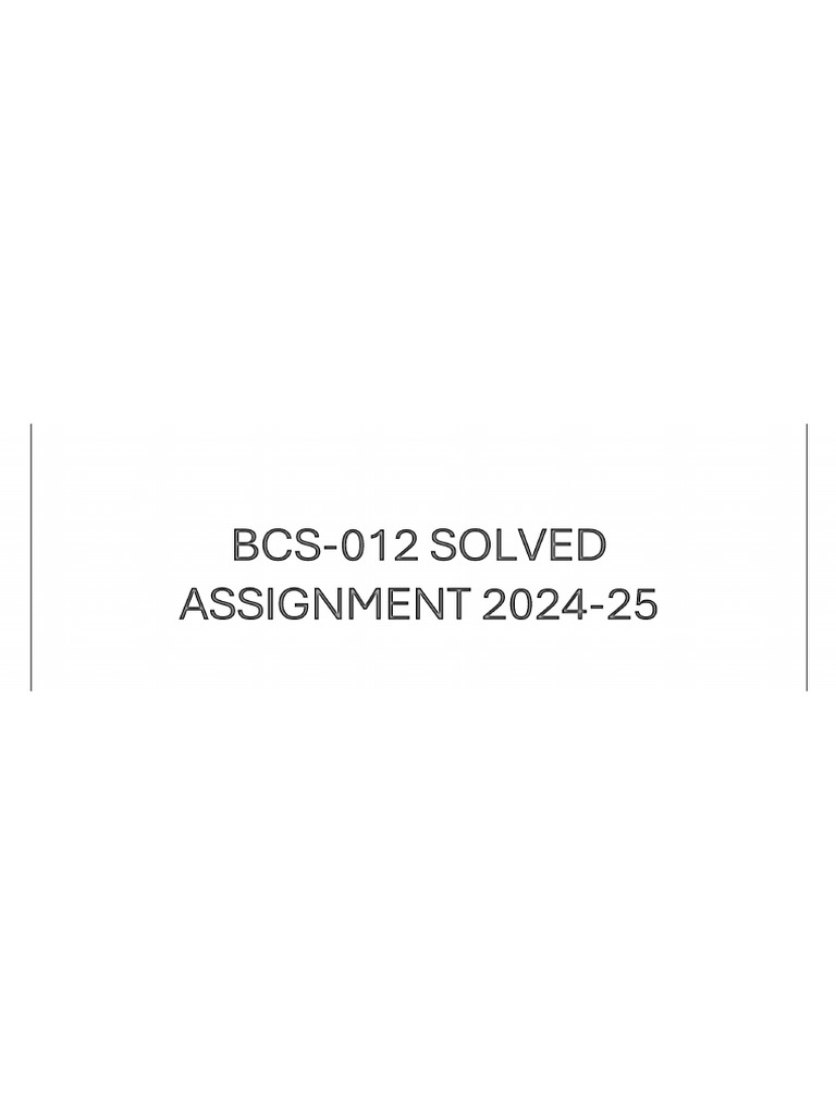 Bcs 012 2024 25 Em Pdf