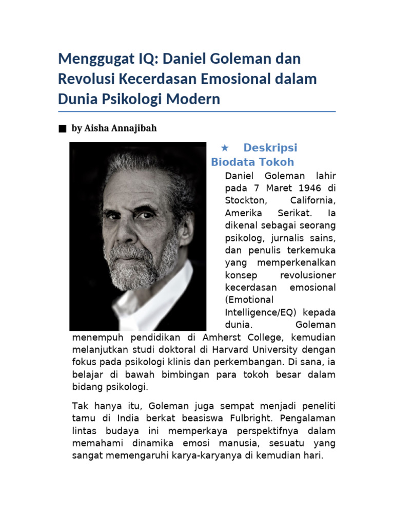 Daniel Goleman | PDF