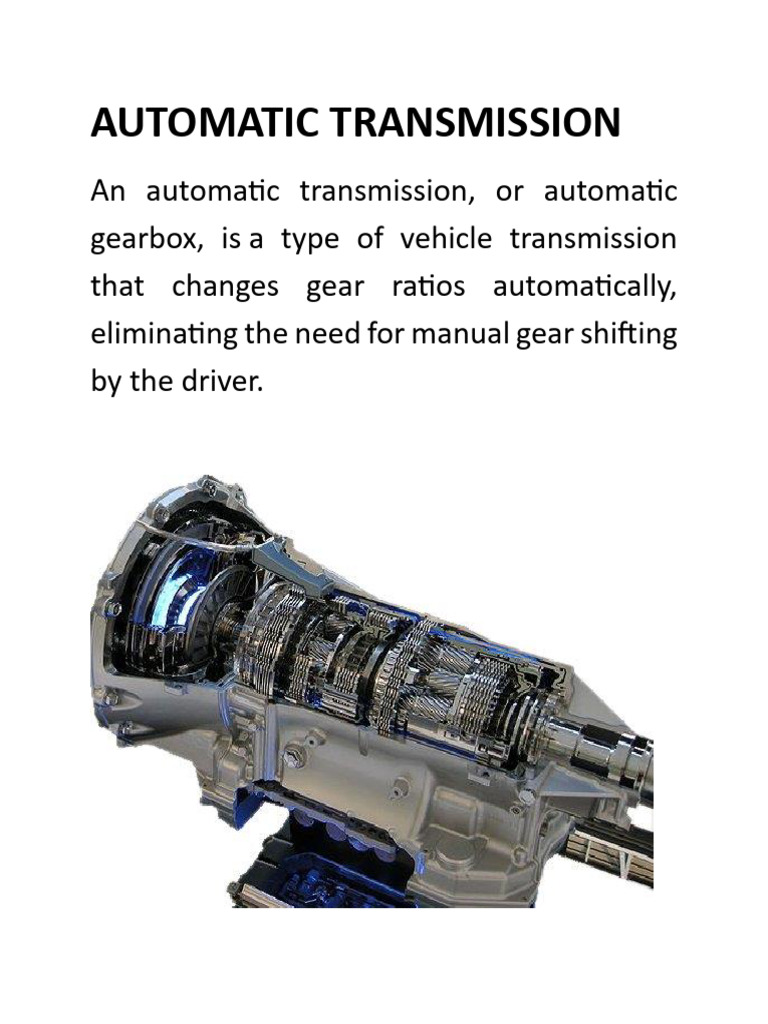 Automatic Transmission | PDF | Manual Transmission | Automatic Transmission