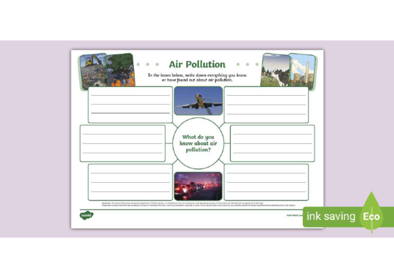 G5 - PLH - 5environment - Impact of Air Pollution - Hands On Activity | PDF