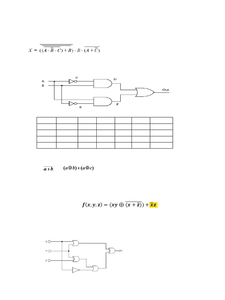 Tutorial 3 - Logic Gates | PDF