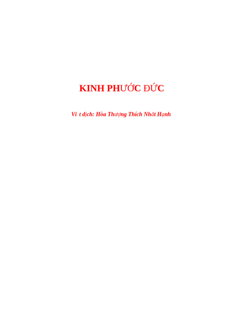 6kinh Phuoc Duc | PDF