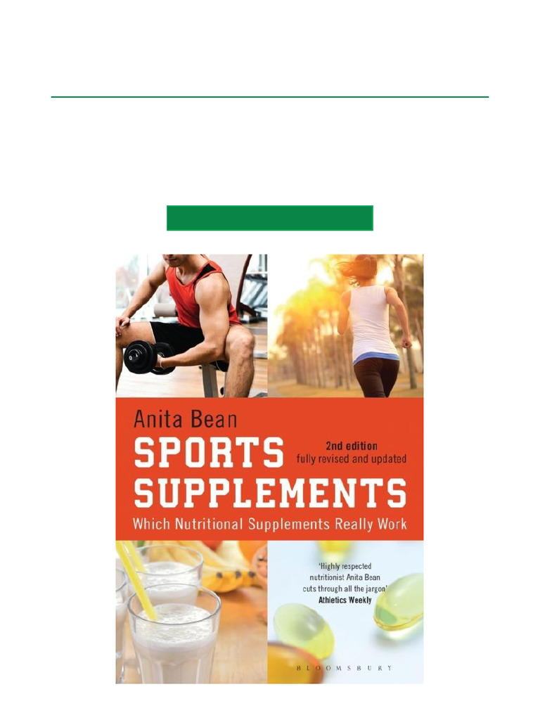 Full Download Sports Supplements Which Nutritional Supplements Really ...