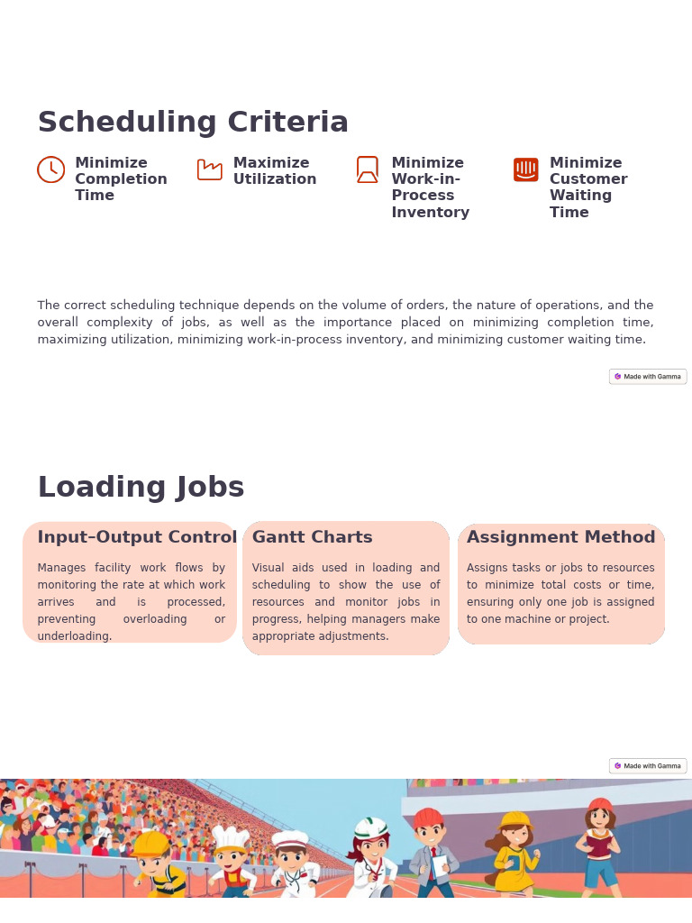 Short Term Scheduling Presentation | PDF