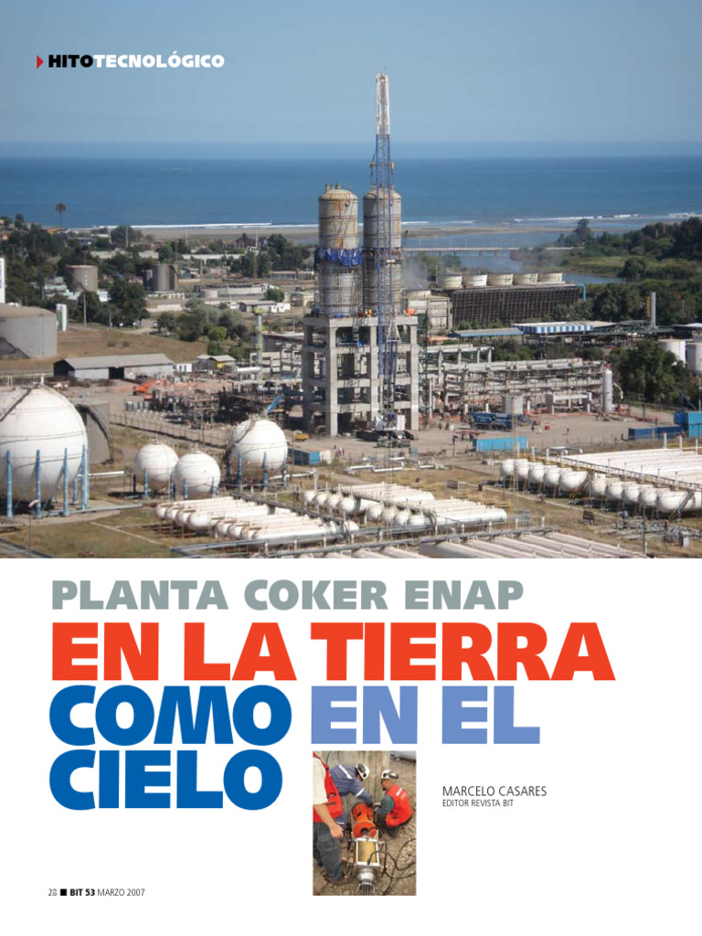 Complejo Industrial Coker ENAP: Proyecto Innovador | PDF | Fundación ...