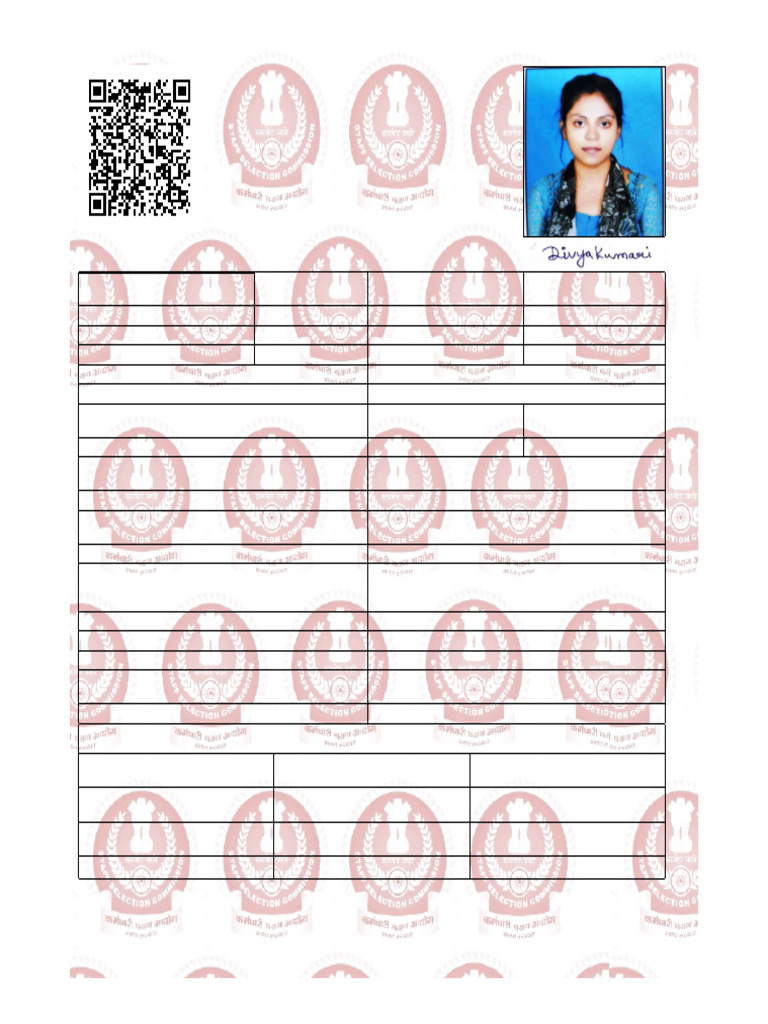 Applicationform Draft Print For All | PDF