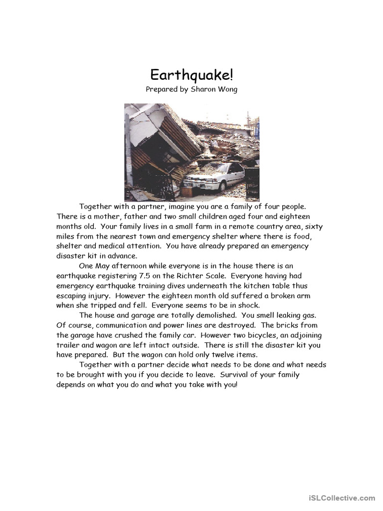 Earthquake Survival Planning Guide | PDF