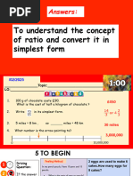Grade 8 Ratio Worksheet With Answers | PDF | Ratio