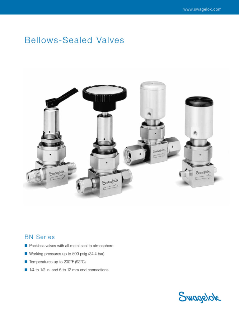 Bellows Sealed Valves BN Series | PDF | Valve | Actuator