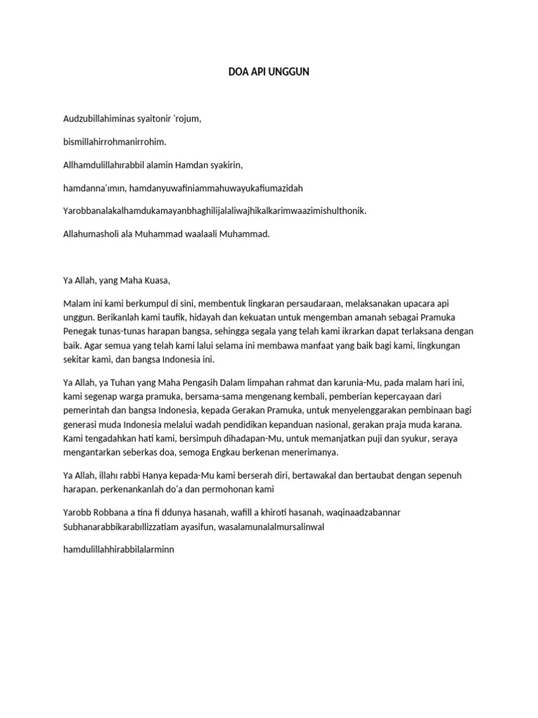 DOA API UNGGUN-WPS Office | PDF