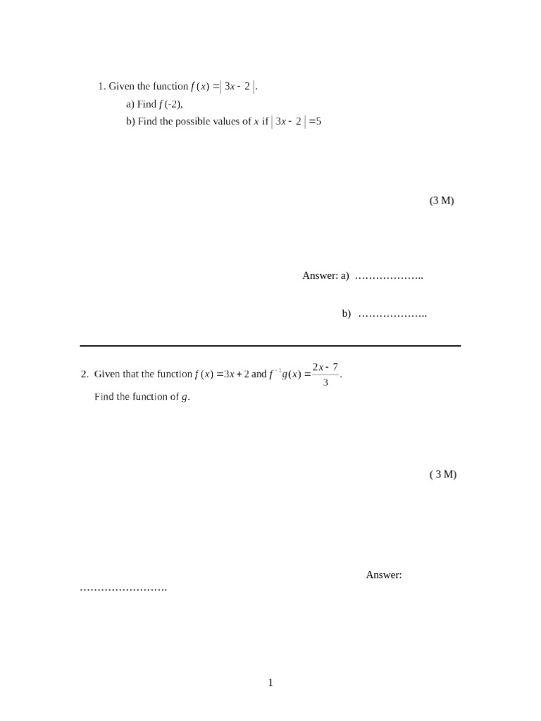 Ujian Bulanan Add Math 2008 Form 5 | PDF | Geometry | Mathematical Analysis