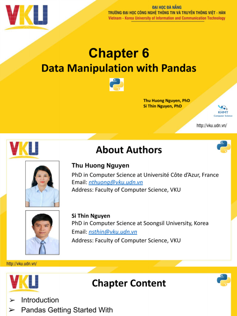 Chapter 6 - Data Manipulation With Pandas | PDF