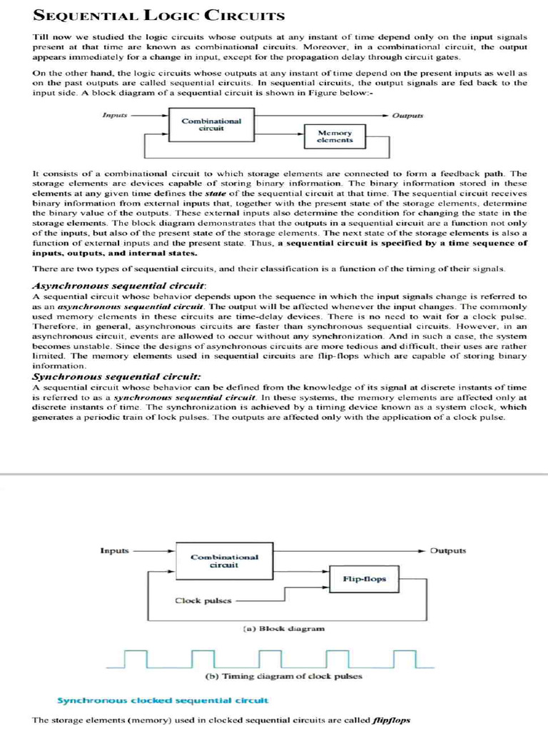 Sequential Logic Circuit | PDF