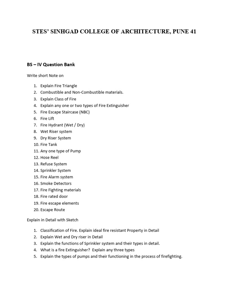 Bs Question Bank | PDF