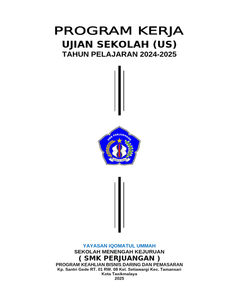 Program Kerja US 2025 | PDF