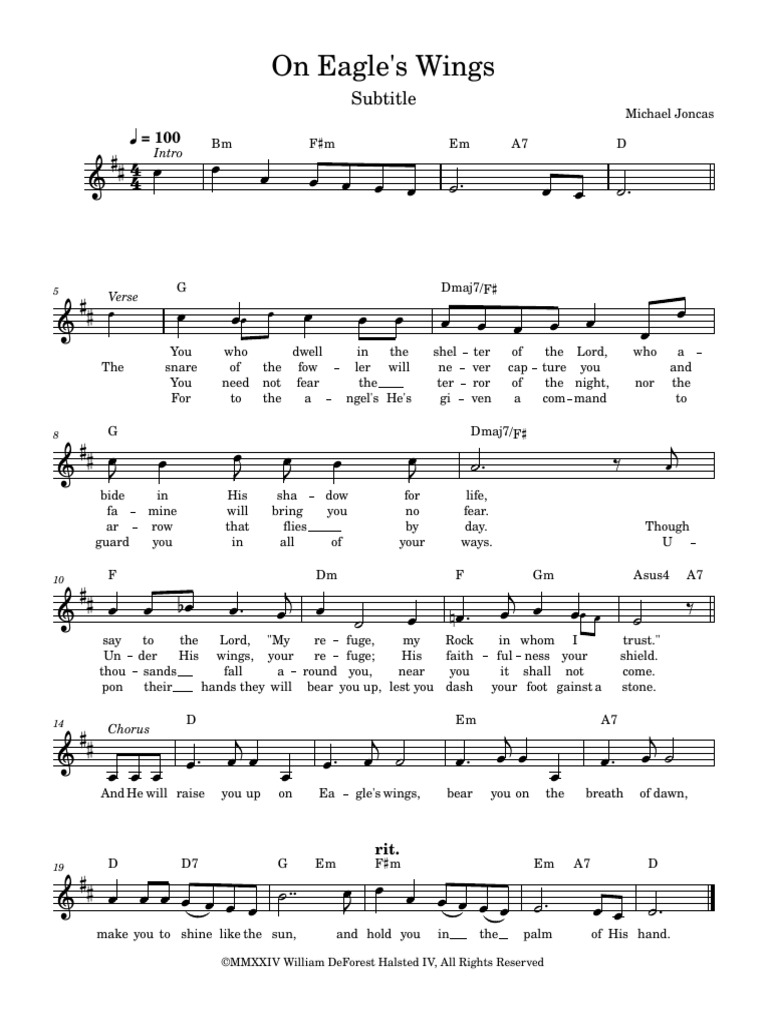 On Eagles Wings | PDF