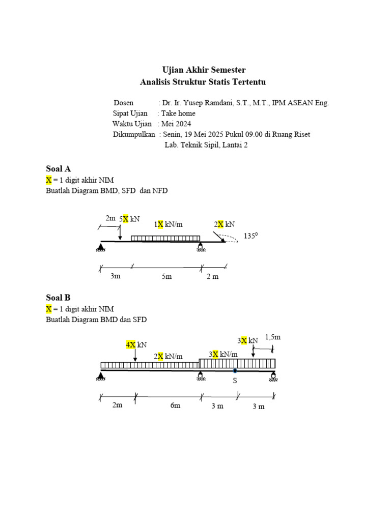 Soa UAS ANSTRUK TERTENTU 2025 | PDF