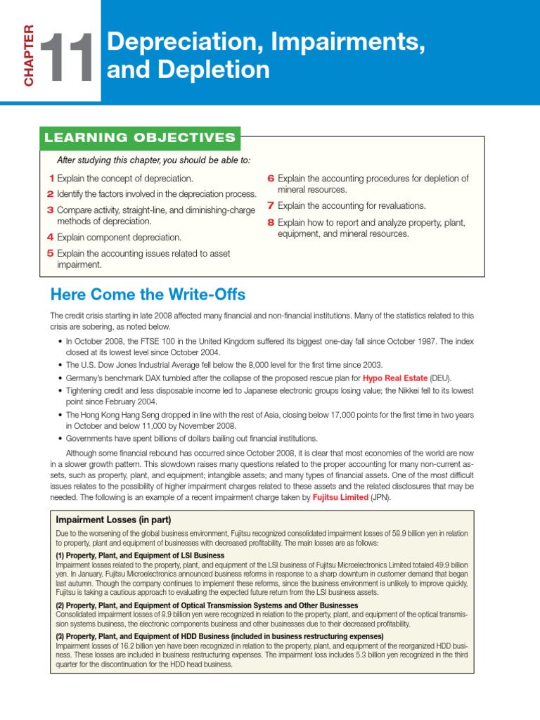 Chapter 11 | PDF | Depreciation | Book Value
