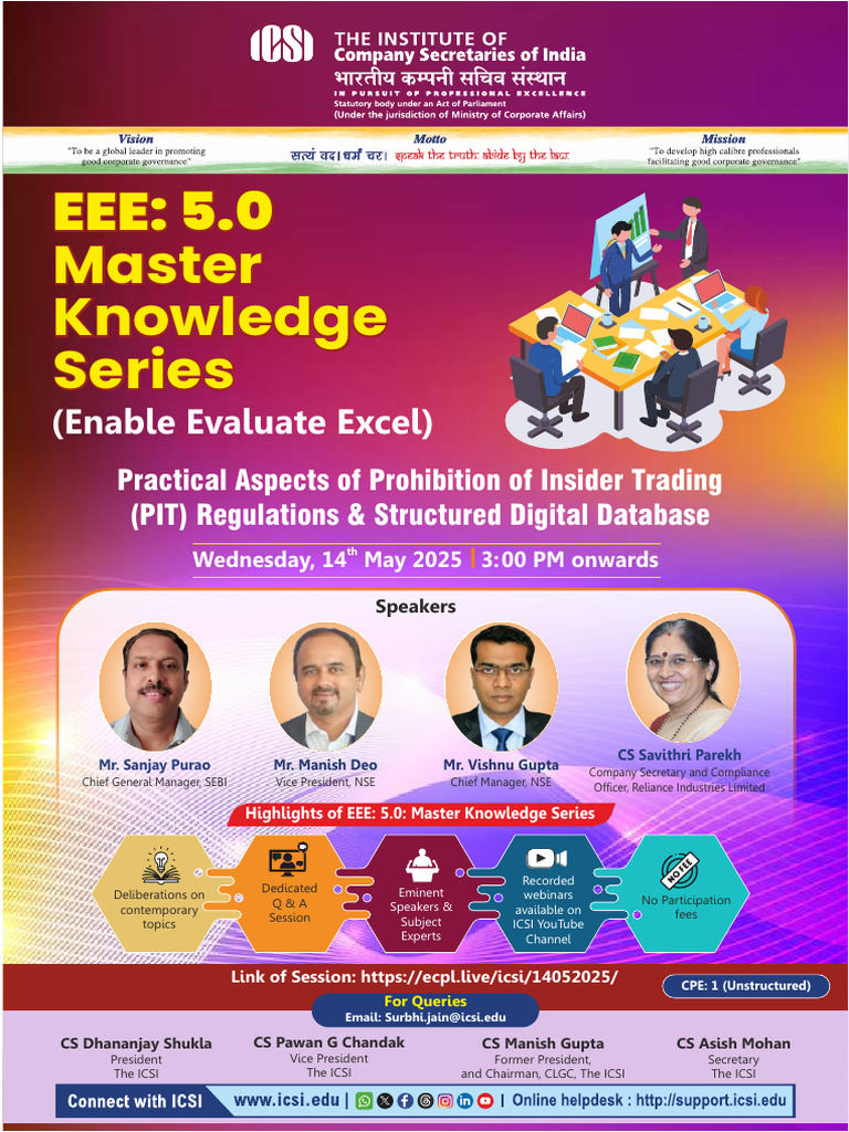 ICSI_EEE_5.0_Master_Knowledge_Series_Flyer_PDF | PDF