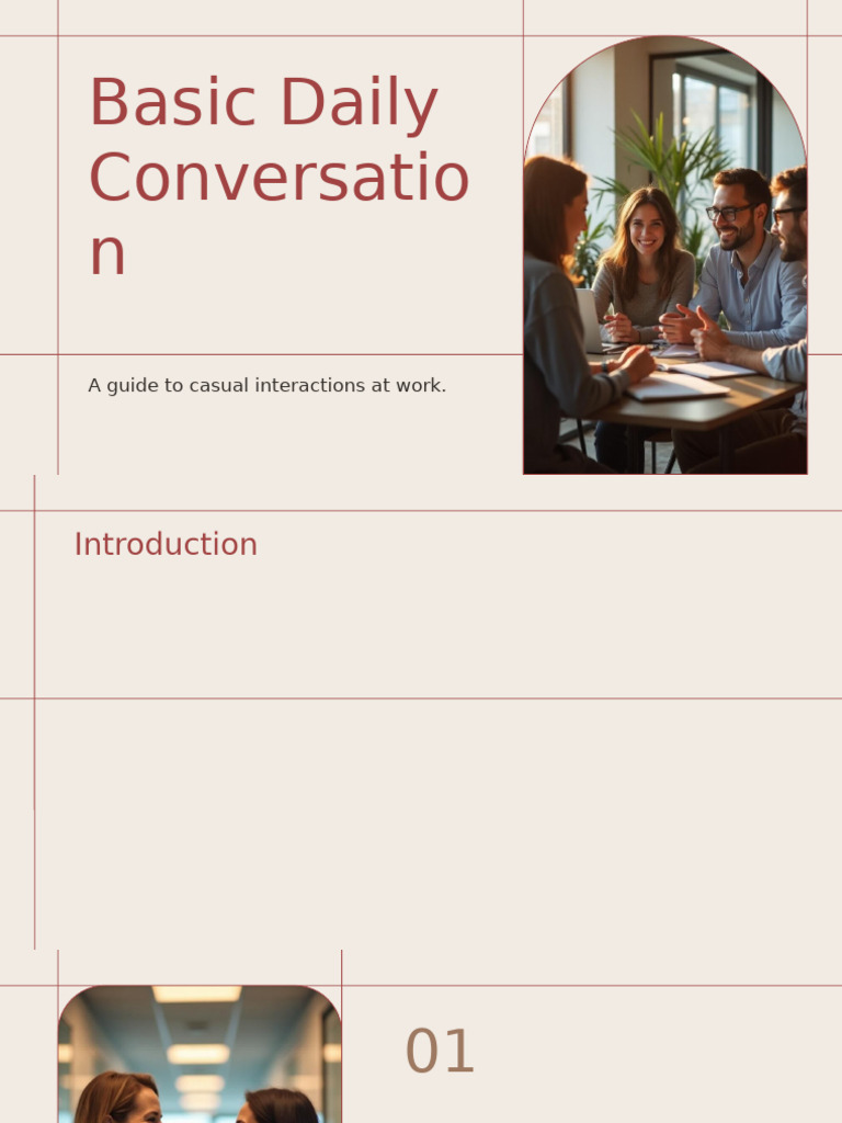 Basic Daily Conversation | PDF