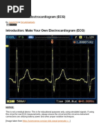 Make Your Own Electrocardiogram ECG | PDF | Electrocardiography | Amplifier
