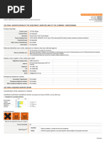 Safety Data Sheet - Distilled Water | PDF | Dangerous Goods | Toxicity