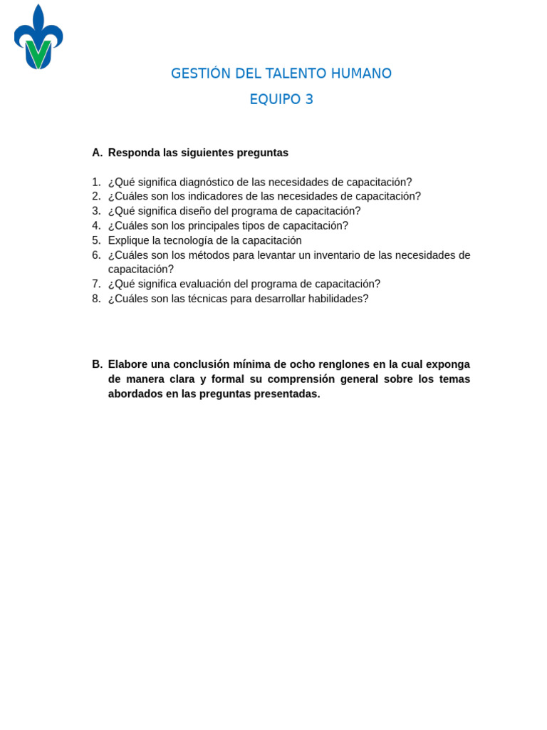 Tema 3 Actv 2 Preguntas | PDF