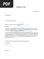 Joining Letter Format in Word | PDF
