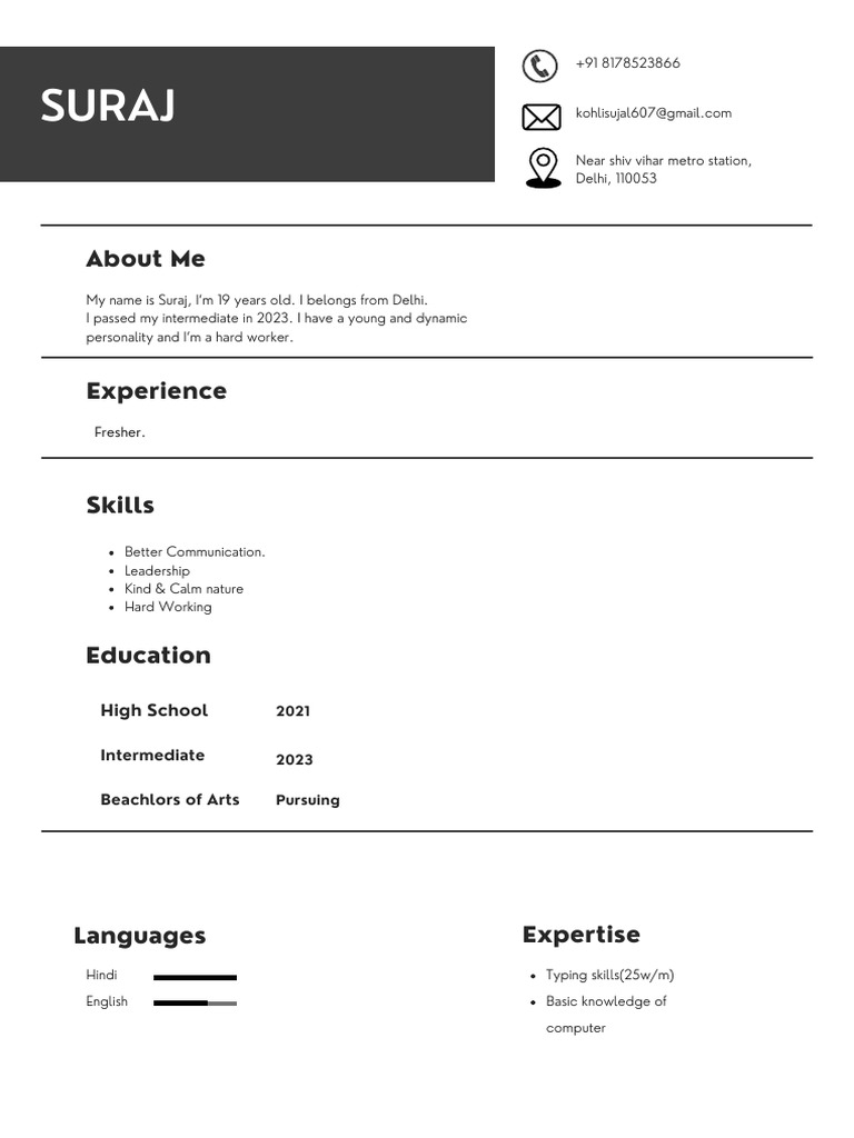 Suraj Resume | PDF
