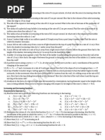 Class12 Maths AOD Practice Questions | PDF