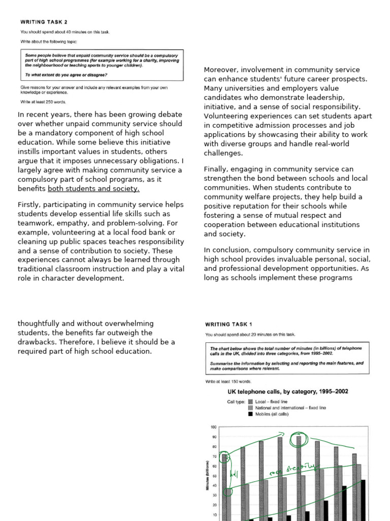 Cielts09-T02 - Task 2 - Sample | PDF | Landline | Social Psychology