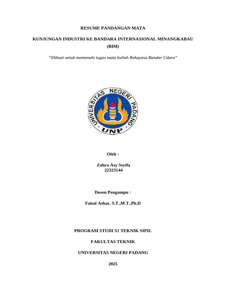 Resume Pandangan Mata | PDF