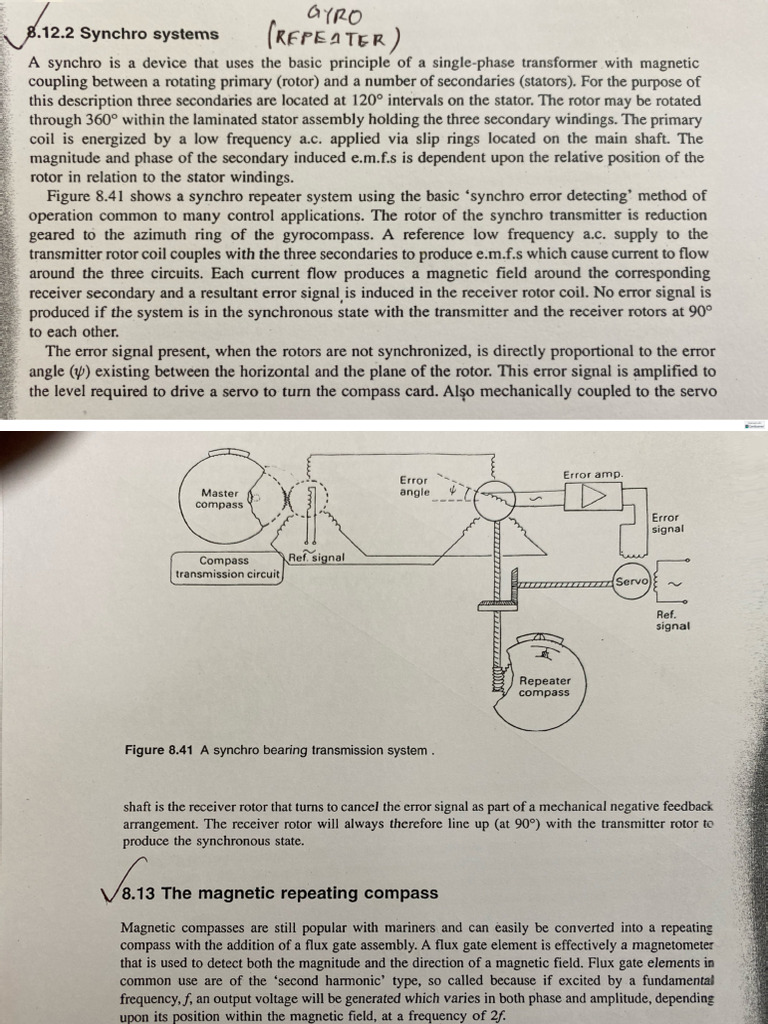 Gyro and Magnetic compass repeater | PDF