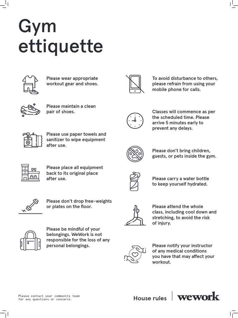 Gym House Rules | PDF