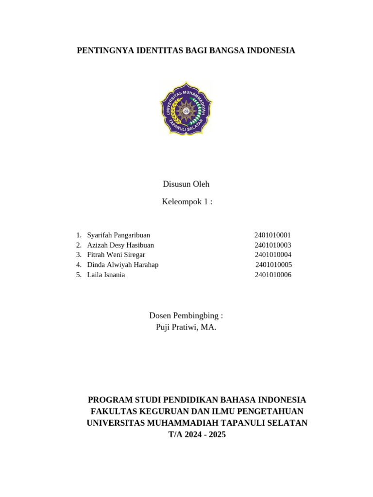 Mempertahankan Identitas Nasional Indonesia | PDF