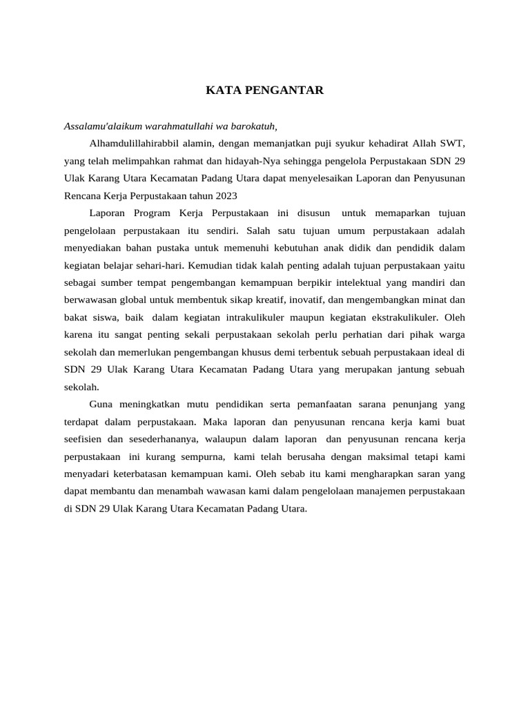 Program Perpustakaan | PDF