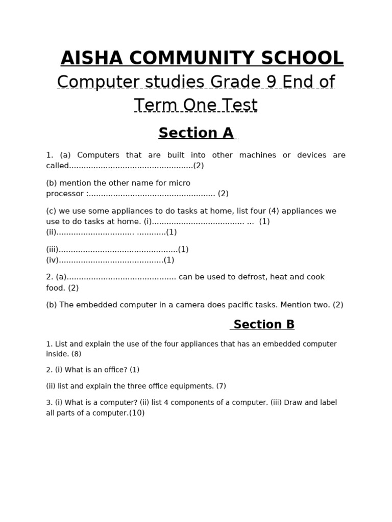 g9 Computer | PDF
