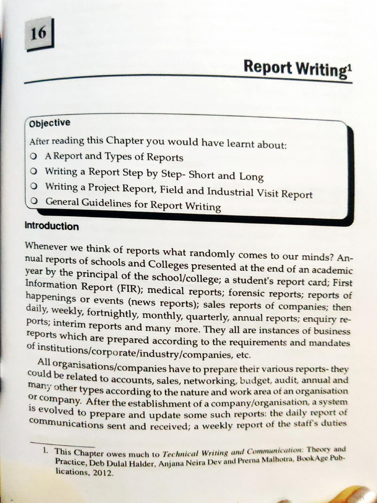 Report Writing | PDF