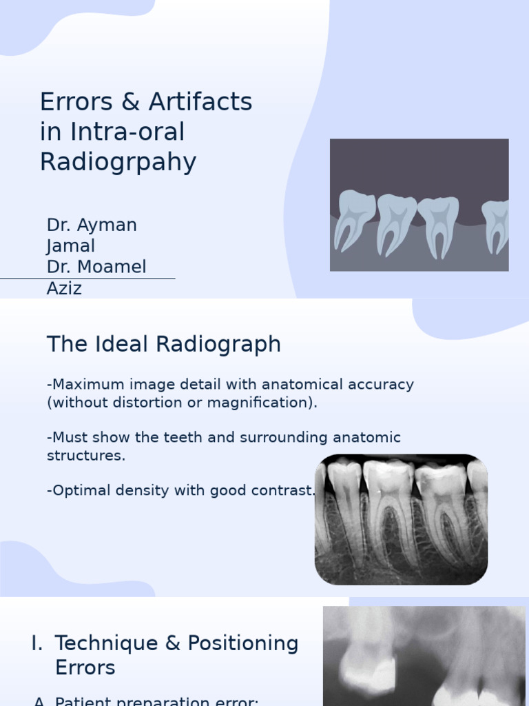 Errors & Artifacts | PDF