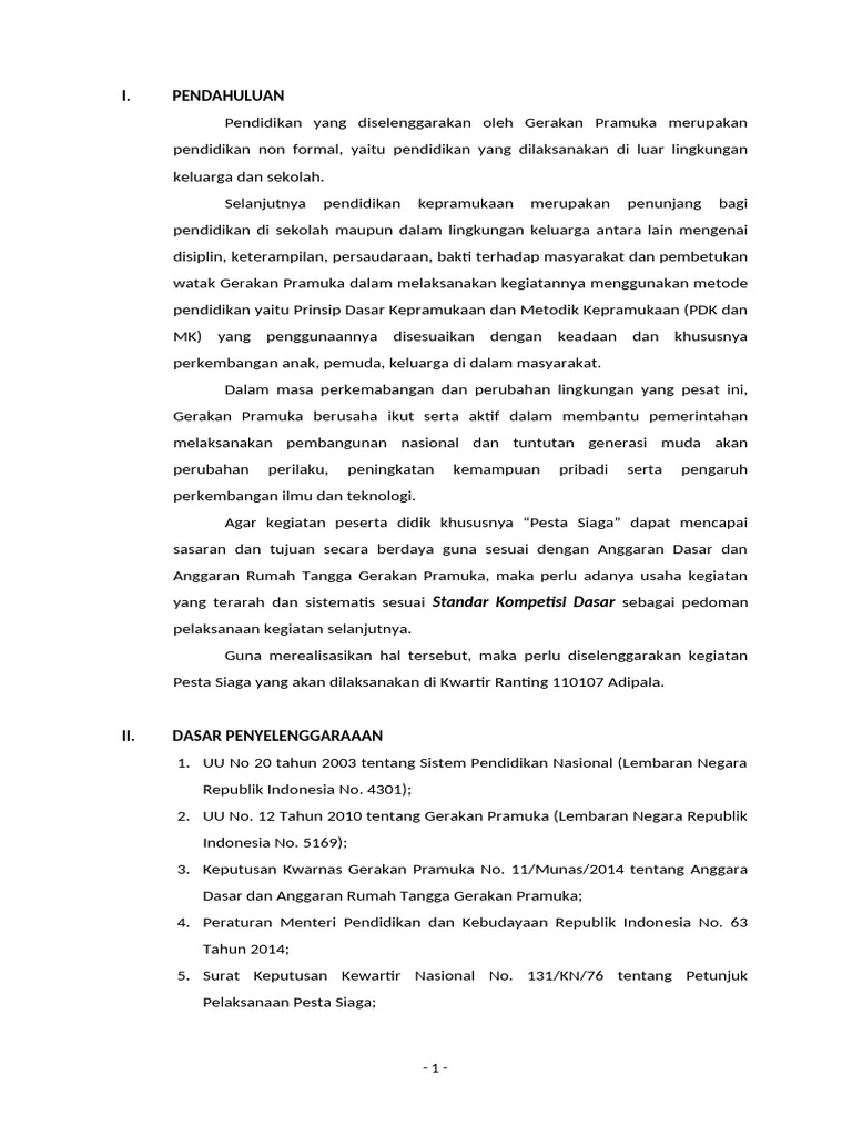 Pendahuluan Proposal | PDF