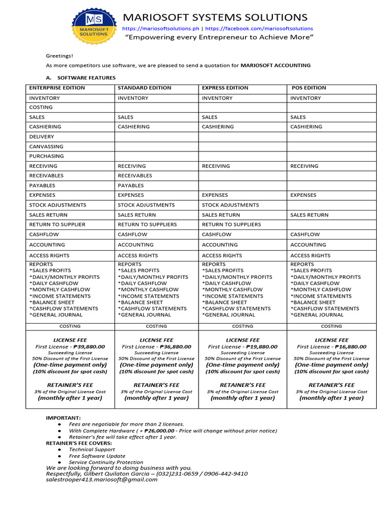NEW_desktop_quotation_accounting_v2 | PDF | Expense | Cash Flow Statement