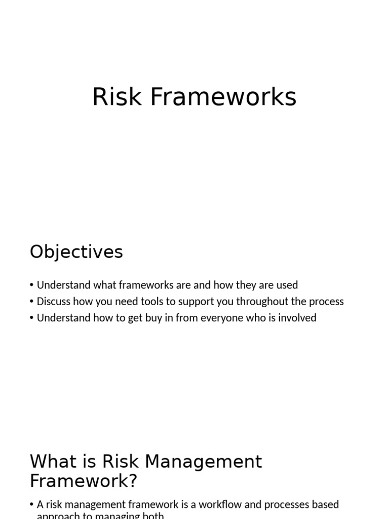 Risk Frameworks | PDF | Information Security | Risk Management